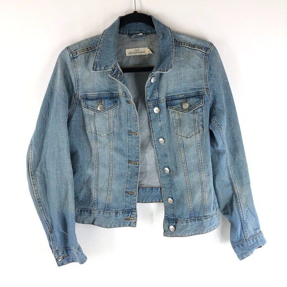 H&M | Jackets & Coats | Logg Hm Womens Denim Jacket Retro Trucker ...